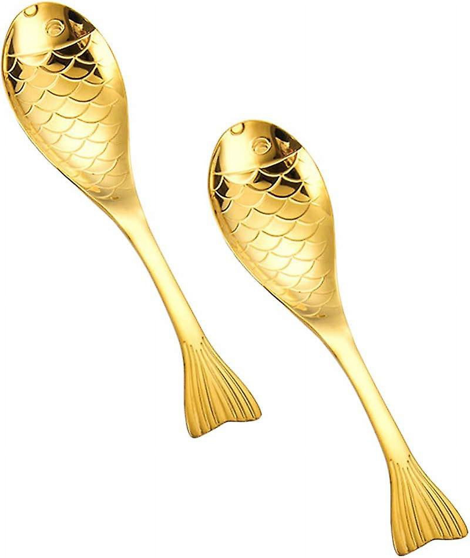 Utensilio de cocina YONGSHENG 2 cucharas de café de acero inoxidable ...