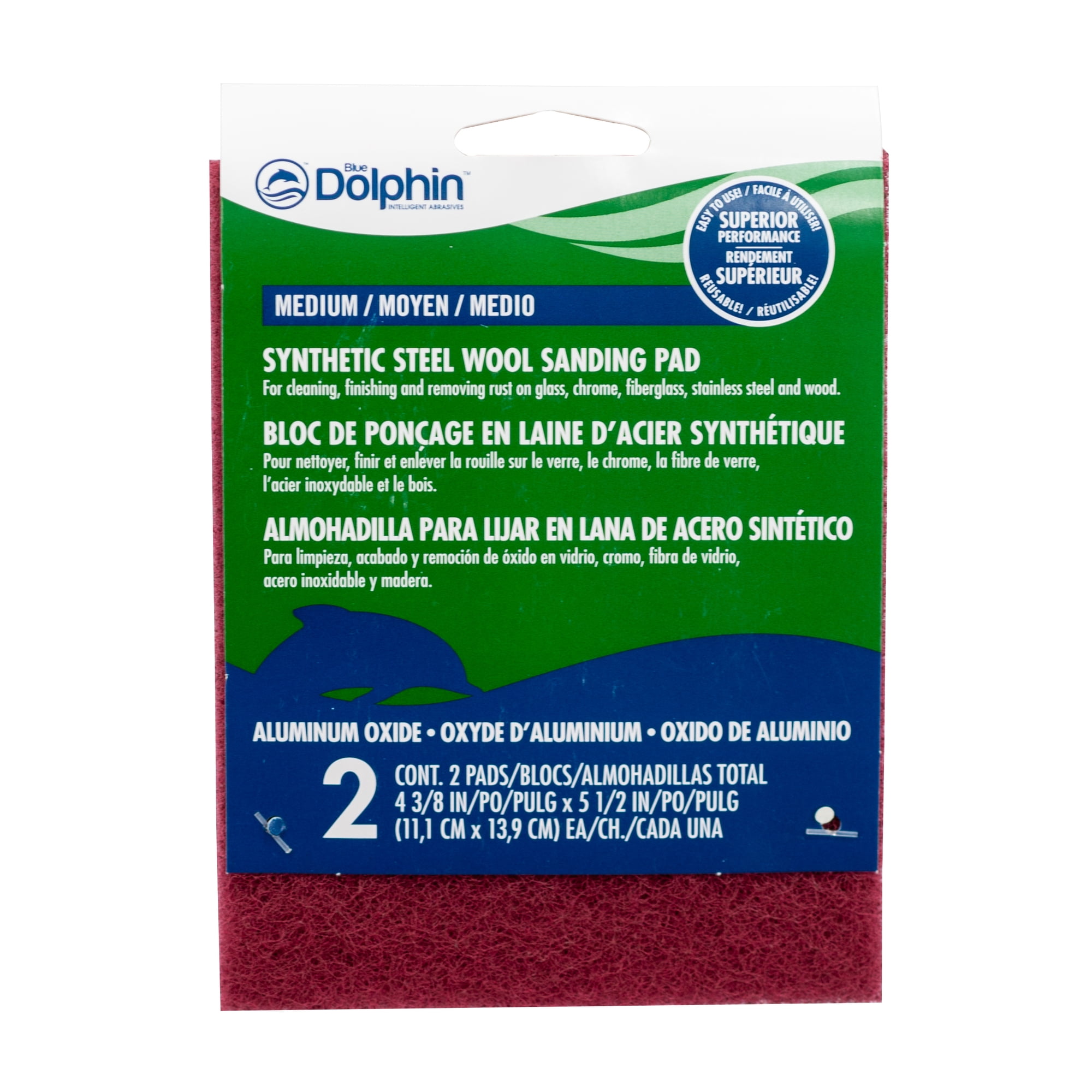 Click here for Blue Dolphin Medium Synthetic Steel Wool (2 Pack)... prices