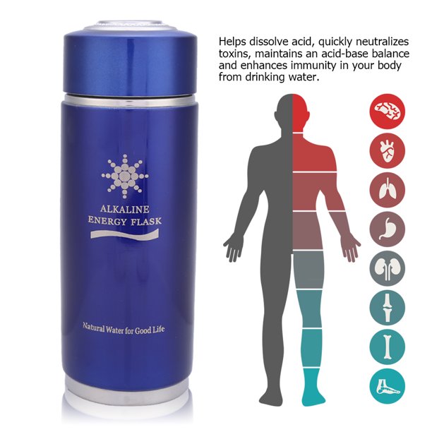 Stainless Alkaline Water Bottle Portable Nano Balance Bio Energy ...