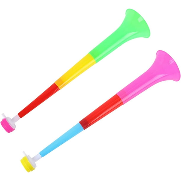 Plastic 2pcs Cornet Loudspeaker Adjustable Plastic Trumpets Football ...