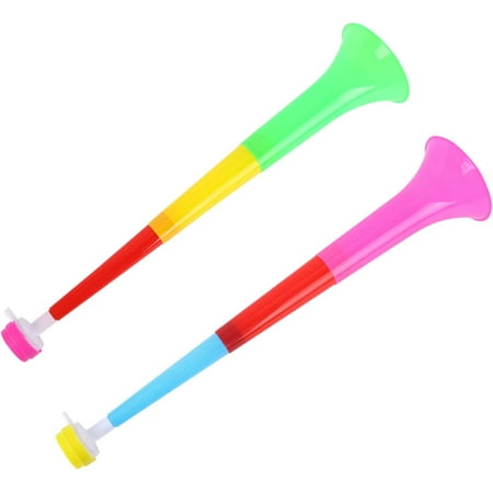 Plastic 2pcs Cornet Loudspeaker Adjustable Plastic Trumpets Football ...