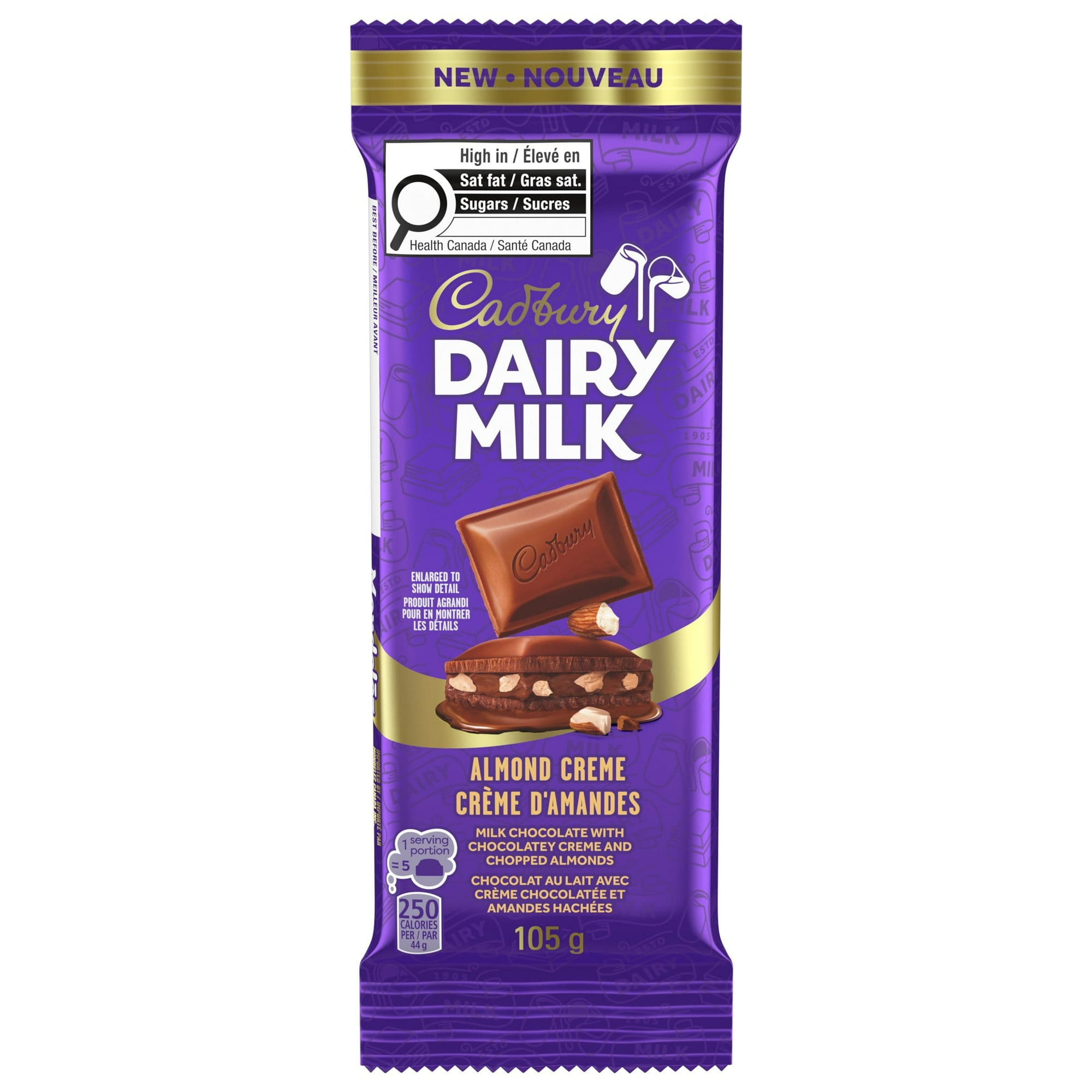 Click here for Cadbury Dairy Milk Almond Creme 105g prices