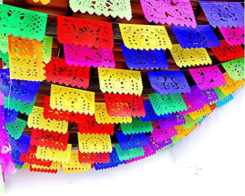 Large Paper Flower Garland 7 Foot Floral Bunting Fiesta Decor Meri Meri ...