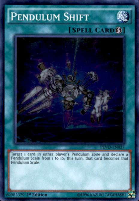 YuGiOh Pendulum Evolution Super Rare Pendulum Shift PEVO-EN037 ...