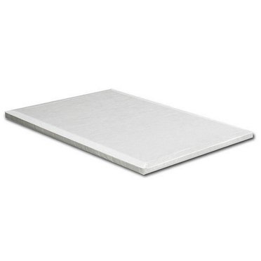 Furniture of America Golda Fabric 2-Inch King Bunkie Board in White ...
