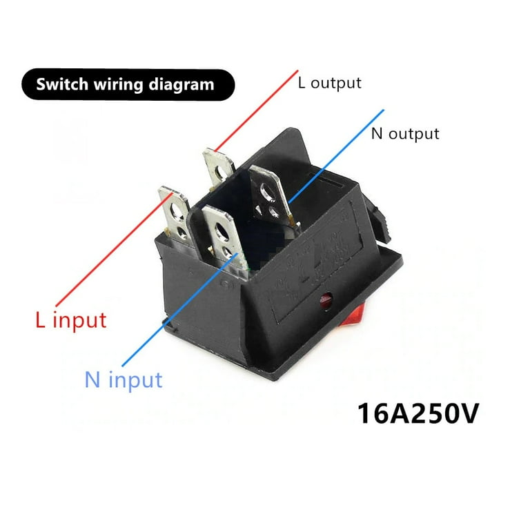 Ac Lighted Rocker Switch Wiring Diagram | Shelly Lighting