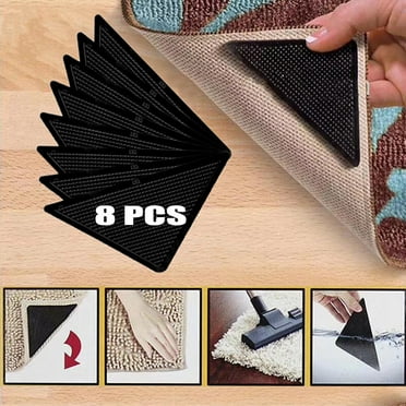 Non-Slip Rug Grippers, 16 Pcs Reusable Rug Pads for Hardwood, Tile ...