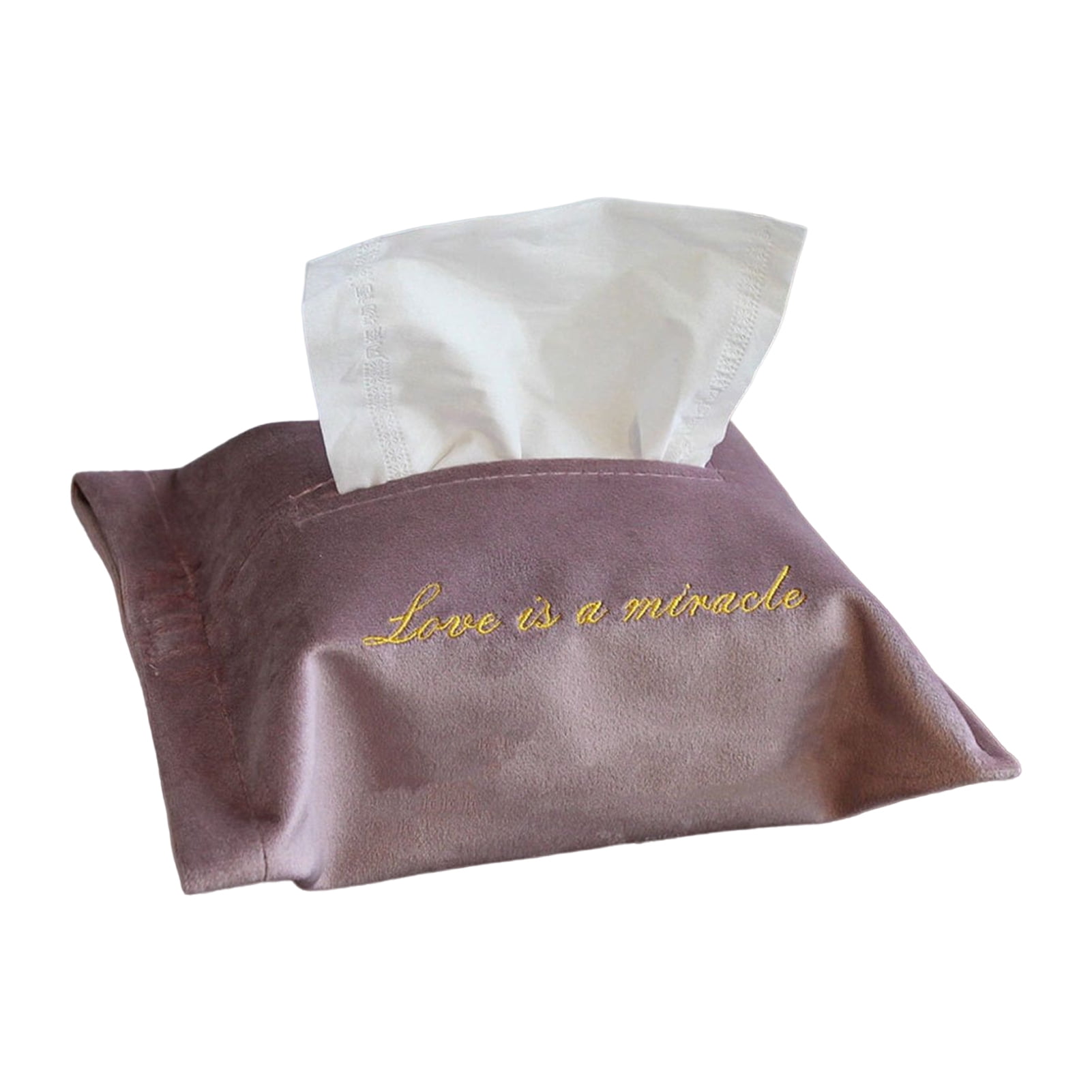kiskick Tissue Box Retro Refillable Portable High-end Rectangular ...