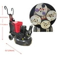 Electric Concrete Floor Grinder Planetary 12 Grinding Heads Walk-Behind ...