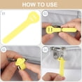 24Pcs 4 Colors PVC Zipper Pull Tabs Mixed Color 78x20.5x1.5mm Hole ...