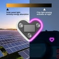 Car Atmosphere Light, Solar LED Lamp, Heart-Shaped Car LED Ambient ...