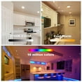 DONGPAI Smart Recessed Lighting 4 Inch, 9W RGBCW Color Changing WiFi ...