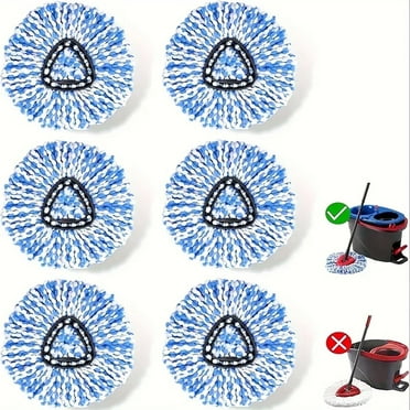 24 oz Loop-End Cotton String Mop Head, Heavy Duty String Mop Refills, 6 ...