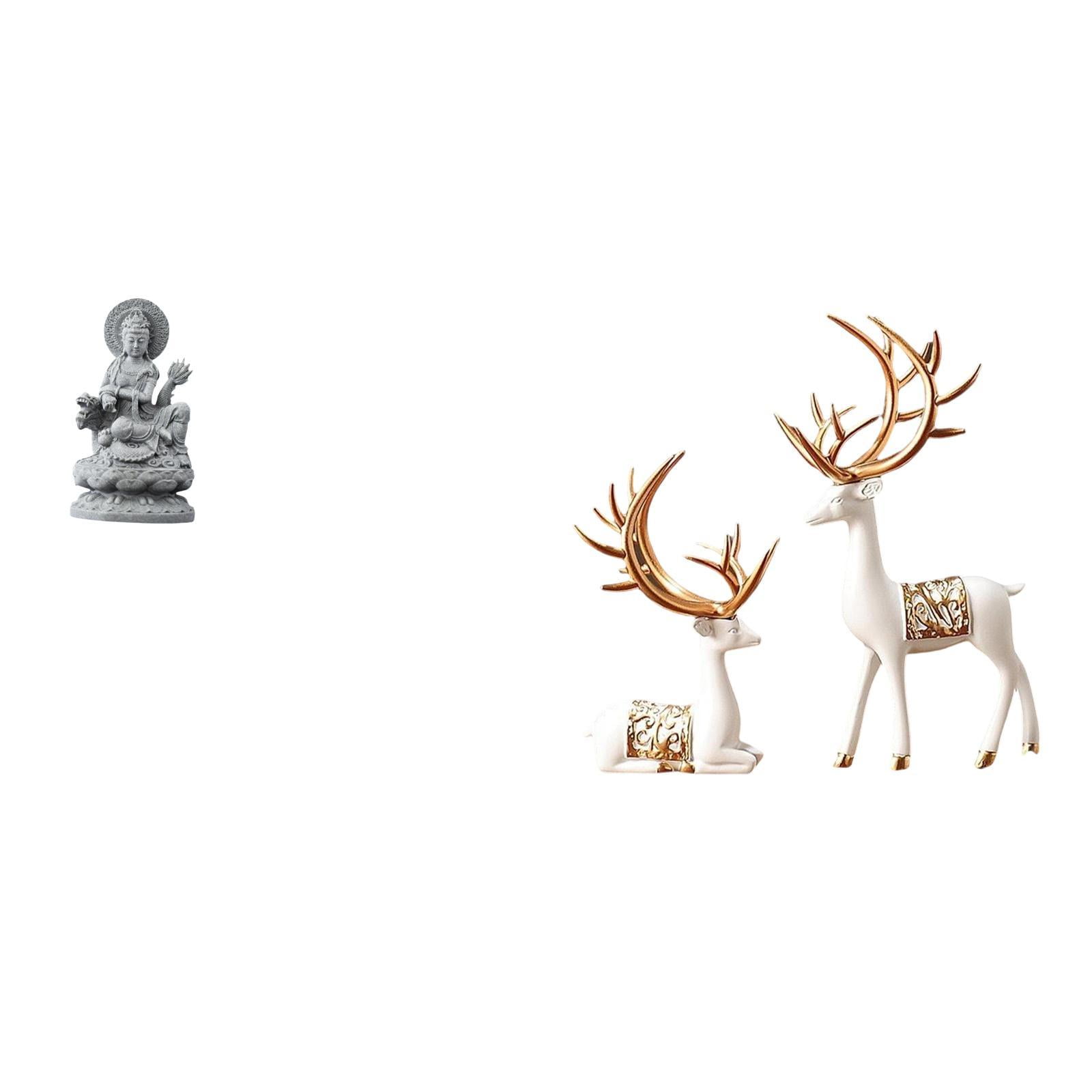 Estatua De Reno Guan Yin, Figurita Feng Shui, Artesanía Coleccionable ...