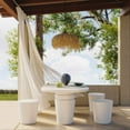Margot Light Grey Faux Plaster Indoor / Outdoor Concrete Stool ...