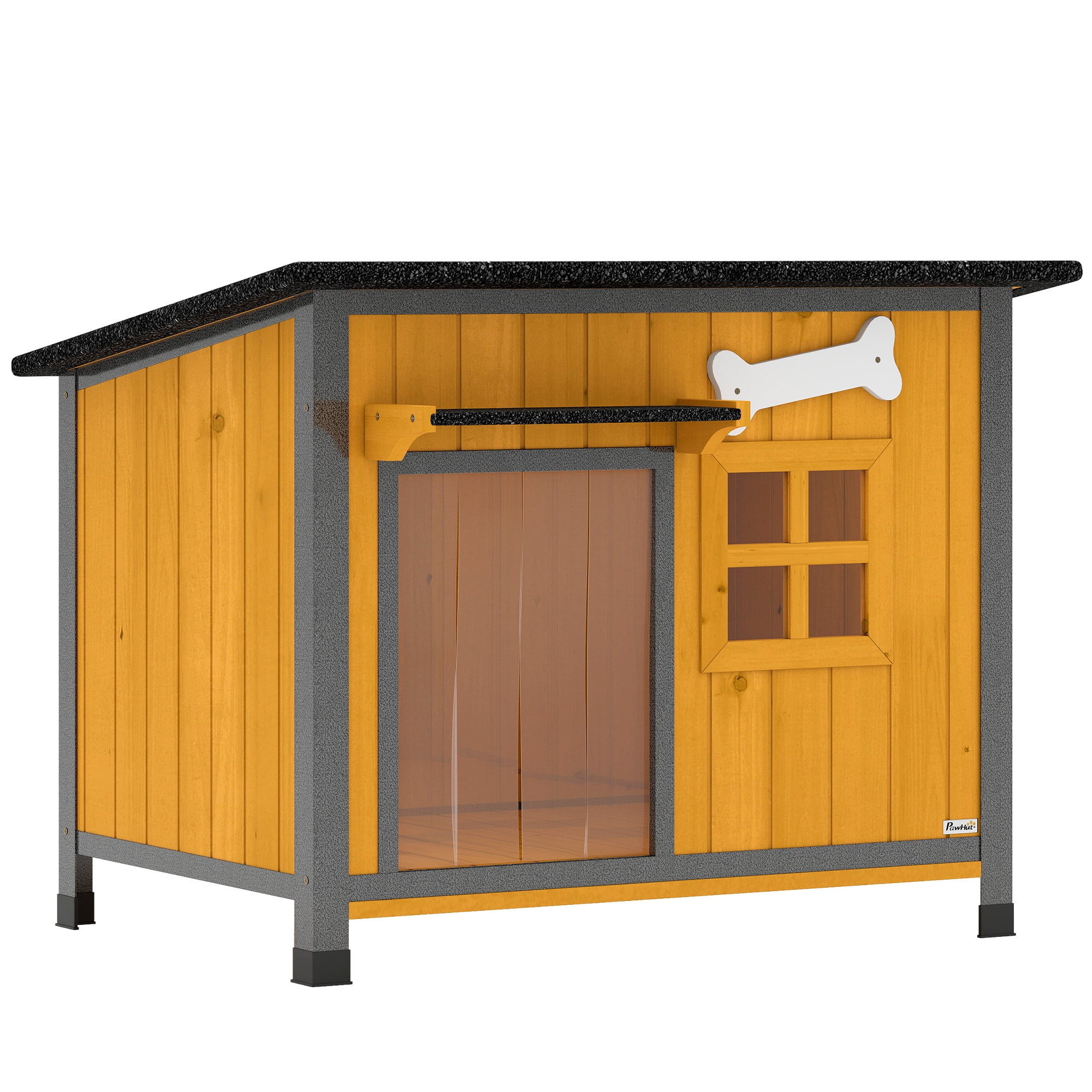 Click here for Pawhut Outdoor Dog House With Anti-Chewing Steel F... prices