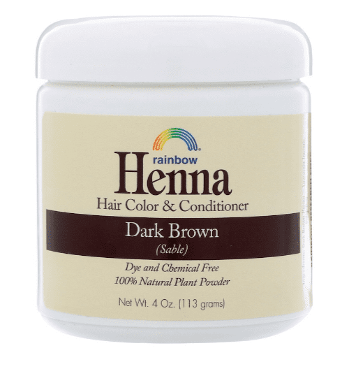 Rainbow Research, Henna, Hair Color & Conditioner, Dark Brown (Sable ...