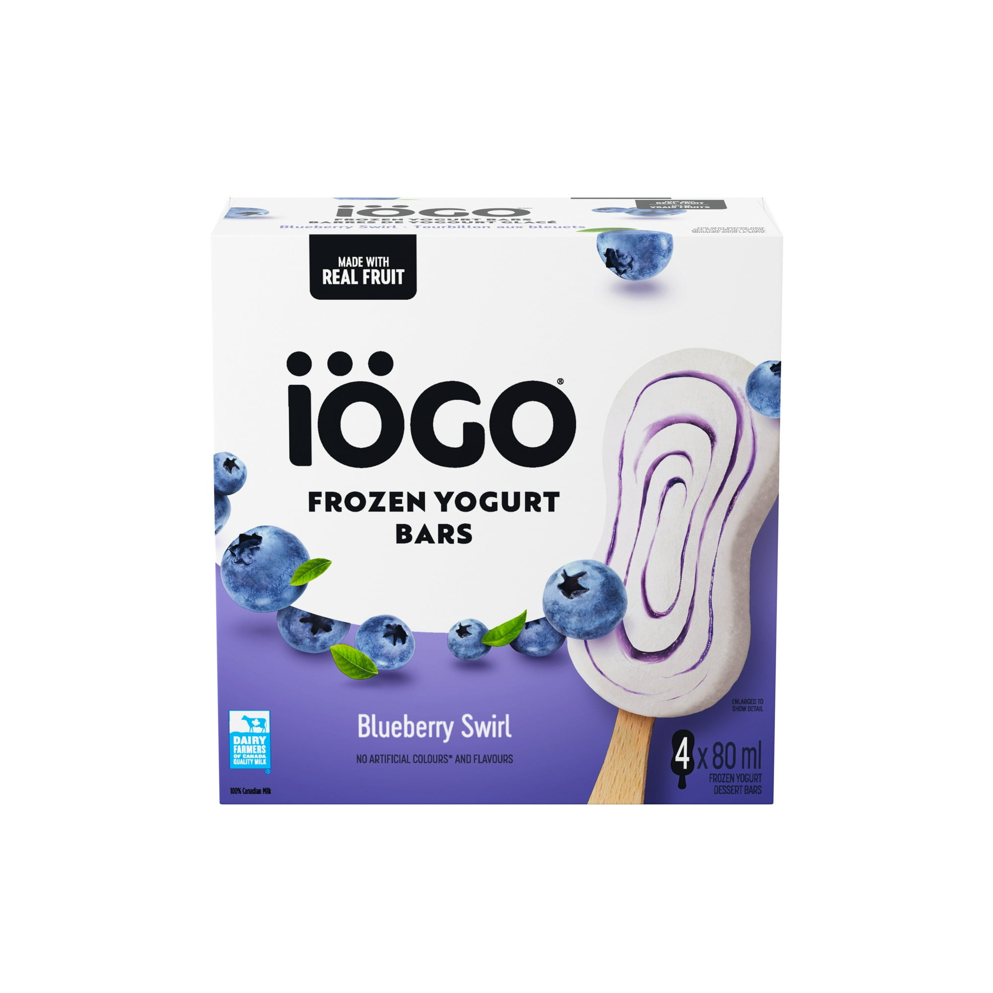 Click here for Iogo Frozen Yogurt Bars  Blueberry Swirl  Vanilla... prices