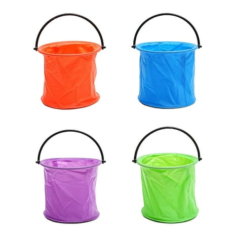 Children Fishing Catching Net Fish Bucket Fishnet Catcher Portable ...