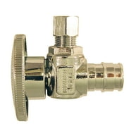 Apollo PEX A PEX A 3/8 inch Compression Chrome Plated Straight Stop Valve - Walmart.com
