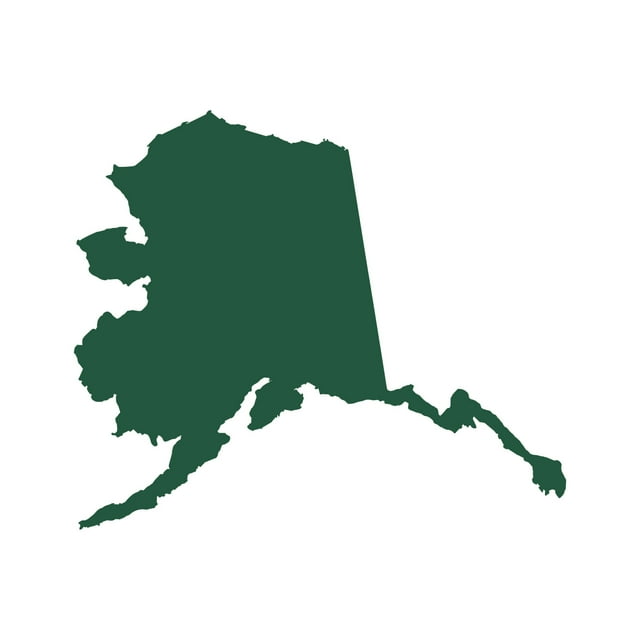 Alaska Shaped Sticker Decal Die Cut - Self Adhesive Vinyl ...