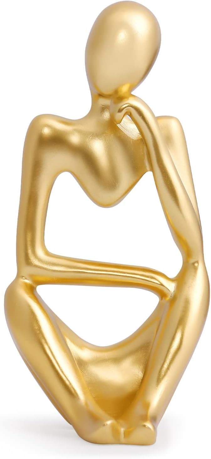 Resin Statue Thinker Style Decoration Abstract Sculptures Collectible ...