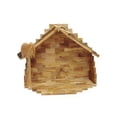 Holy Land Imports Olive Wood Nativity Set- Modern Style - Walmart.com