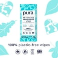 Pura Soothing & Medicated, Flushable Witch Hazel Wipes for Hemorrhoidal ...