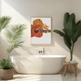 Affixzi Cute Cat on Guitar Wall Art Print, Whimsical Animal ...