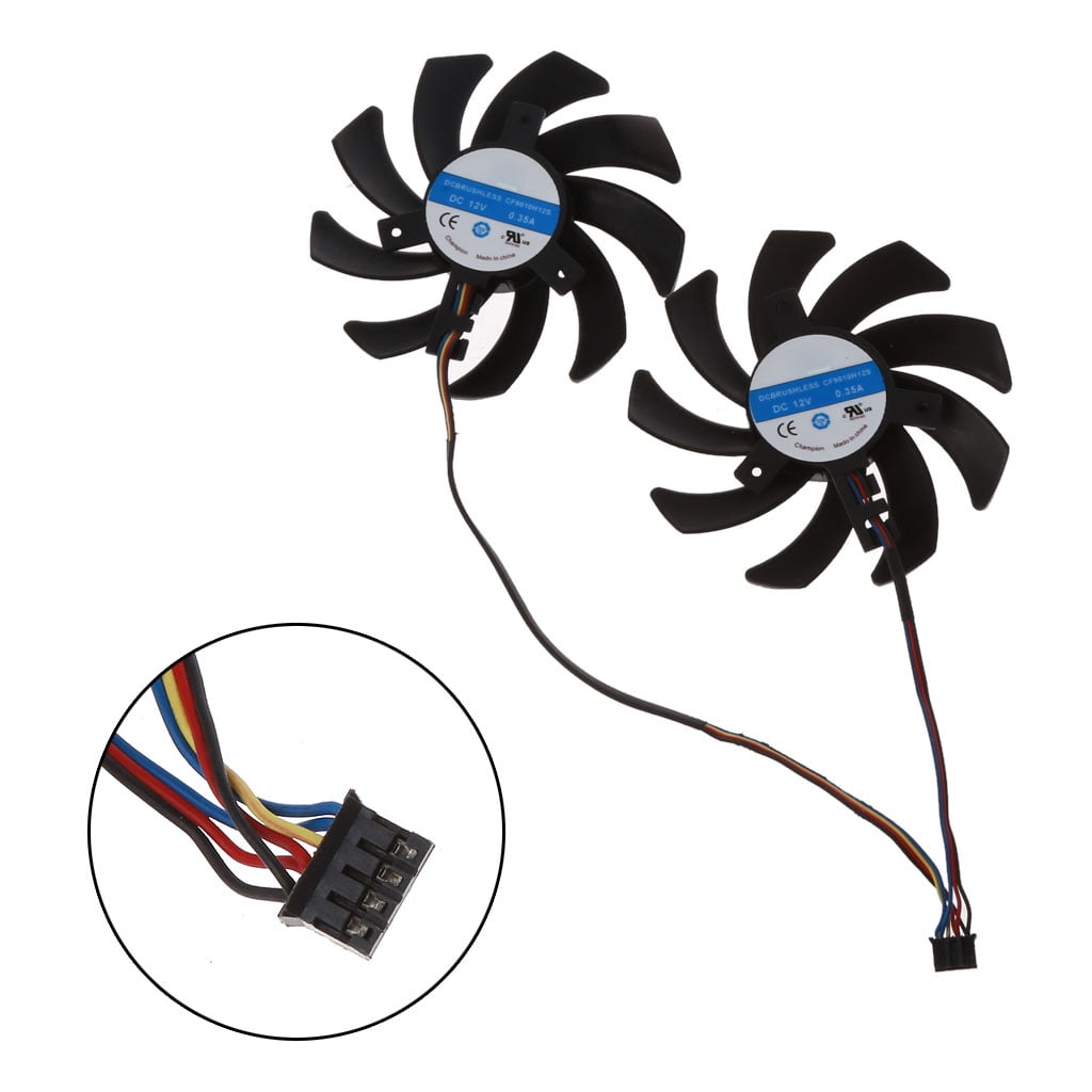 Buy GPU Cooler Graphics Card Fan CF9010H12S VGA Radiator For XFX R9 ...