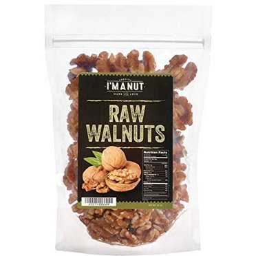 Premium Chandler Raw Walnuts Halves by Its Delish, 1 lb Bag Shelled ...