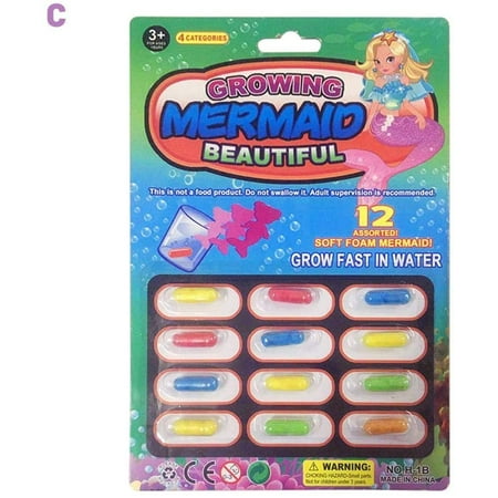 12 Magic Grow Capsules Baby Cognition Toys Educational Toy ，In Water ...