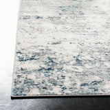 SAFAVIEH Jasper Brandt Abstract Blue Overdyed Area Rug, 9' x 12', Grey ...