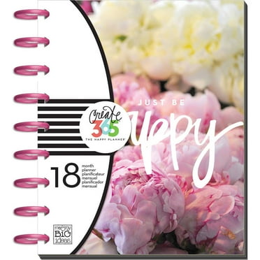 Happy Planner 18-Month Dated Medium Planner 7.75"X9.75"-Big Plans, Jul ...