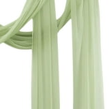 Baoblaze Wedding Arch Chiffon Drape Table Runner Panel for Stage Party ...