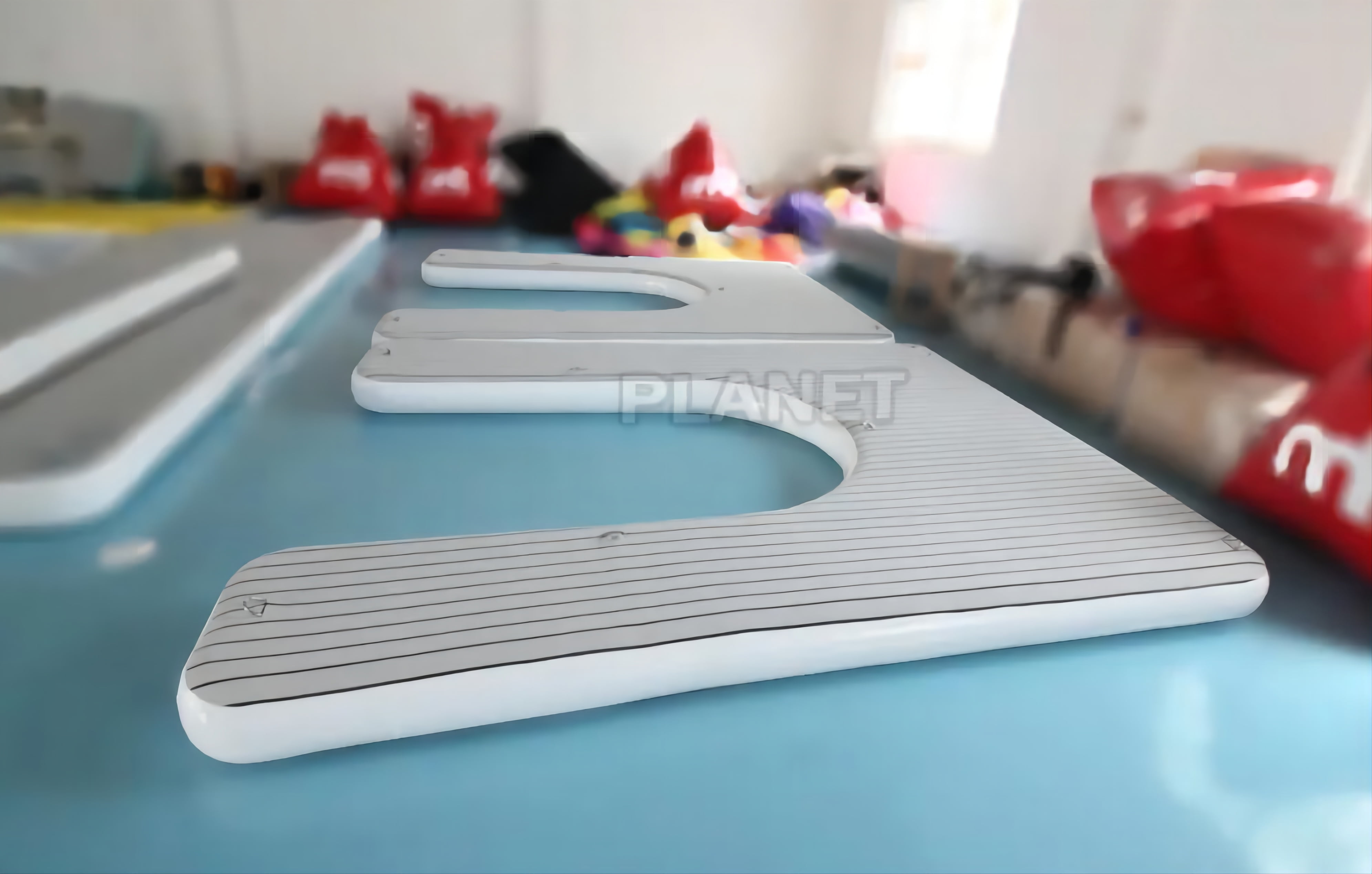 Floating U Shape Inflatable U Pontoon Platform Parking Dock for Jet Ski ...