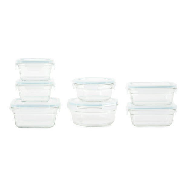 Glasslock Oven and Microwave Safe Glass Food Storage Containers 14 ...