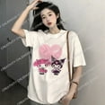 Hello Kitty T Shirt Women Cotton Fashion T Shirts Kawaii Sanrio Melody