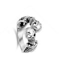 Skeleton Skull Biker Scary Evil Ring ( Sizes 6 7 8 9 10 11 12 13 14 ...