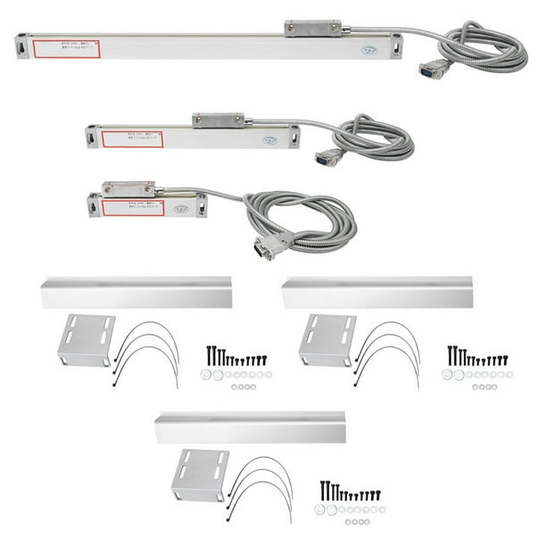 Escala lineal, JC800 1 juego 2AE/3AE Escala lineal de lectura digital DRO Escala lineal fiel a ...