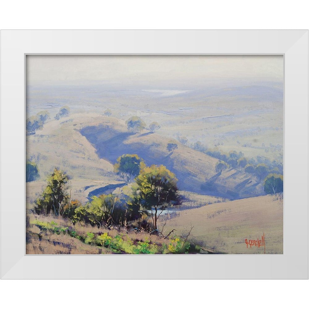 Gercken, Graham 14x12 White Modern Wood Framed Museum Art Print Titled ...