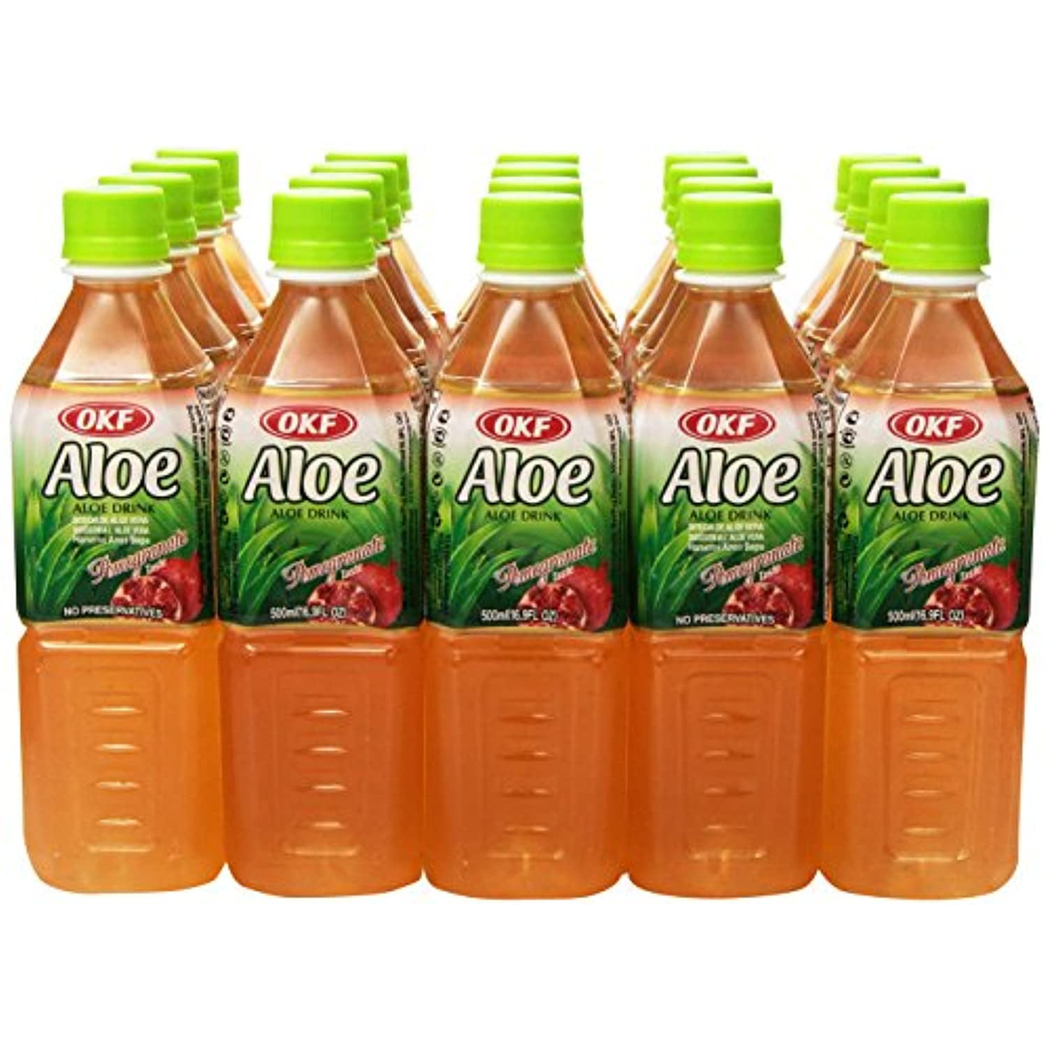 Okf Aloe Pomegranate Drink,16.9 Fl Oz (Pack Of 20) - Walmart.com