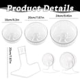 QIQUWOHUL Mouse Wheel Transparent Pet Running Wheel Large Silent Wheel ...