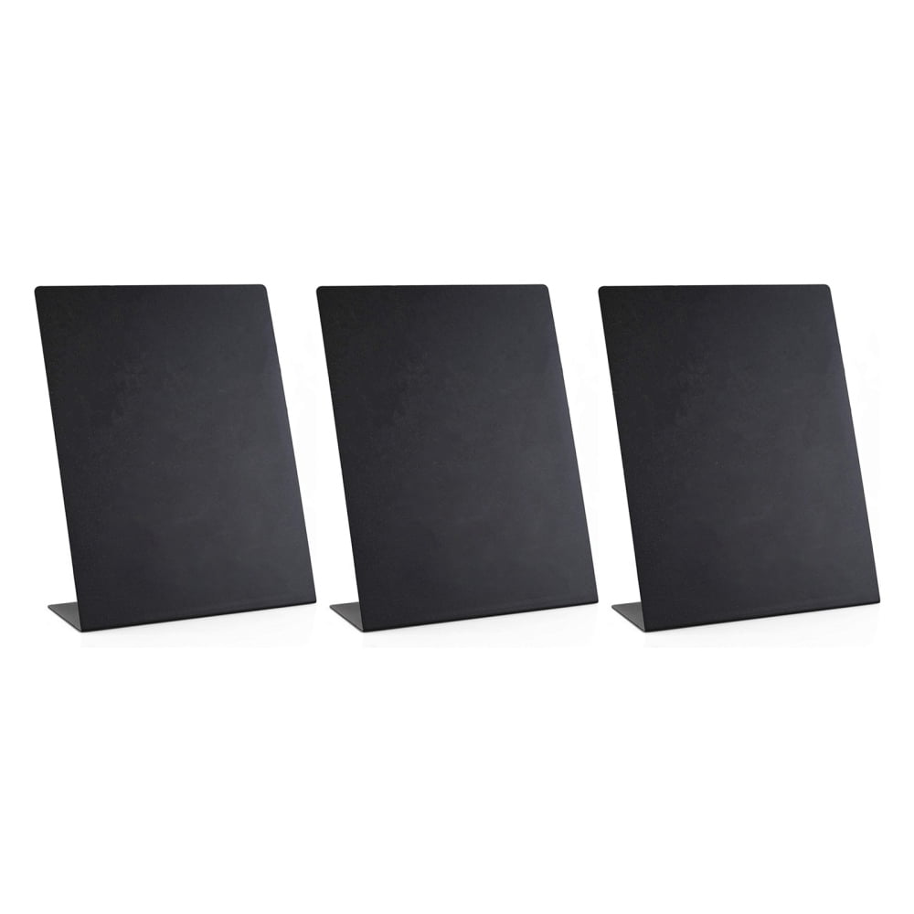 Mini Acrylic Chalkboard Signs - Versatile and Reusable L-Shaped ...