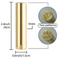 1pc Double Brass Wax Seal Stamp Head For Wax Seal Stamp for Wax Seal ...