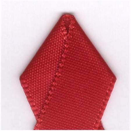 63 in. Single-Face Satin Ribbon 100 Yards - Scarlet | Walmart Canada
