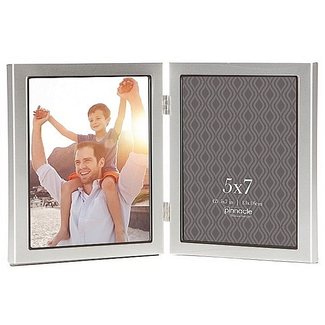 Silver w Black Inner Trim Double 5x7 by Pinnacle - 5x7 - Walmart.com