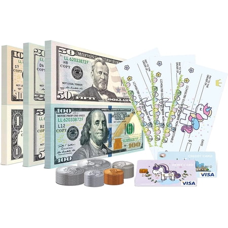 175pcs Teaching Math or Counting Resource of Learning Realistic Bank or ...