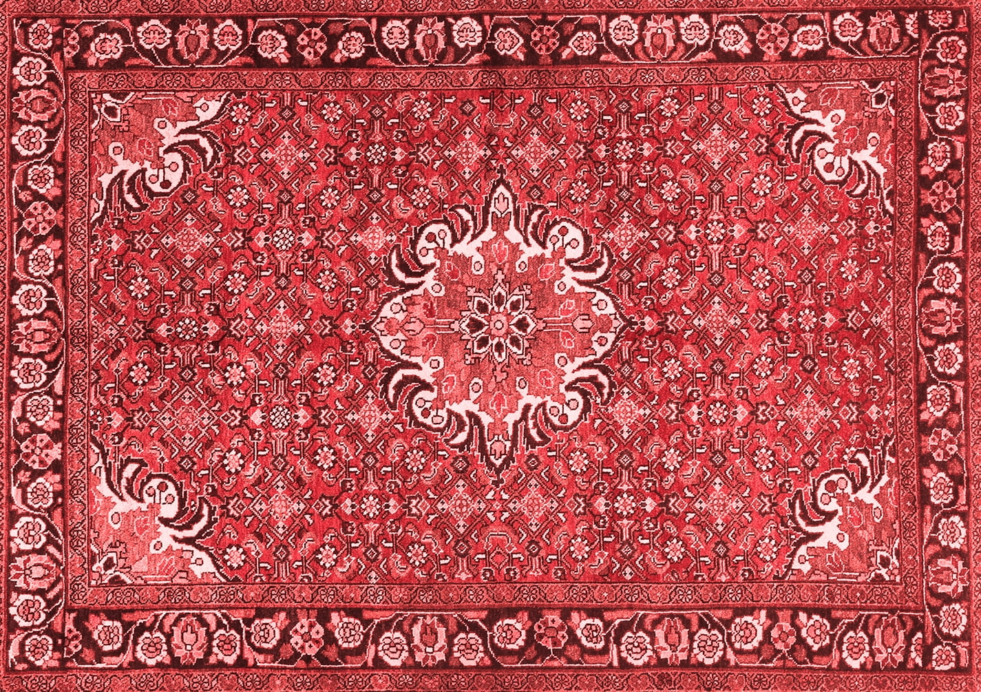 Ahgly Company Indoor Rectangle Persian Red Traditional Area Rugs, 7' x ...