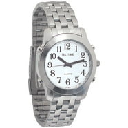 Talking Watch- Mens- 2 Voices- Bi-Color- Expansion Band - Walmart.com